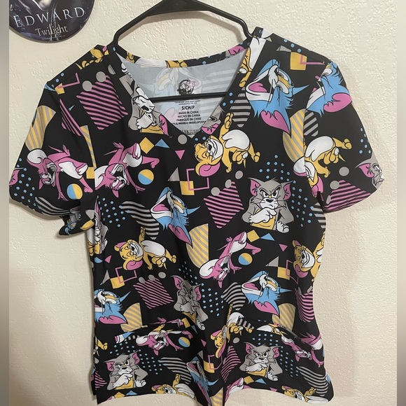 Tops | Tom Jerry Scrub Top | Poshmark